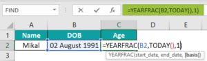Calculate Age In Excel Top 3 Methods Step By Step Examples