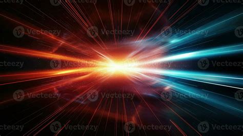 Space Luminous Warp Drive Ai Generated Stock Photo At Vecteezy