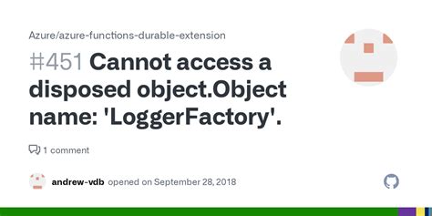 cannot access a disposed object object name loggerfactory · issue