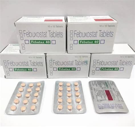 Febuxostat Tablets Ip 40mg At ₹ 230 Box In Nagpur Id 2854522314588