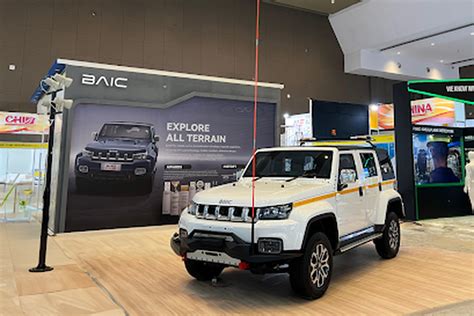 Foto Baic Bj40 Plus Mining Edition Meluncur Di Pameran Industri Tambang
