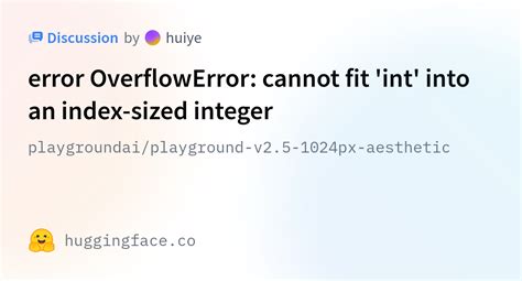 Playgroundaiplayground V25 1024px Aesthetic · Error Overflowerror