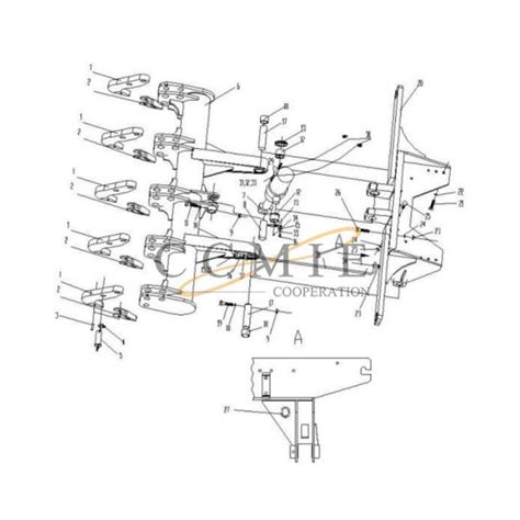 China 381300656 Push Stone Assembly Xcmg Gr180 Motor Grader Parts Manufacturers And Suppliers