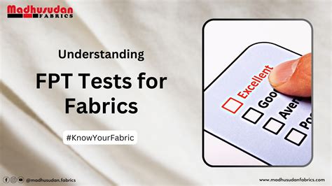 Demystifying The Fabric Maze Understanding Fpt Tests For Knitted