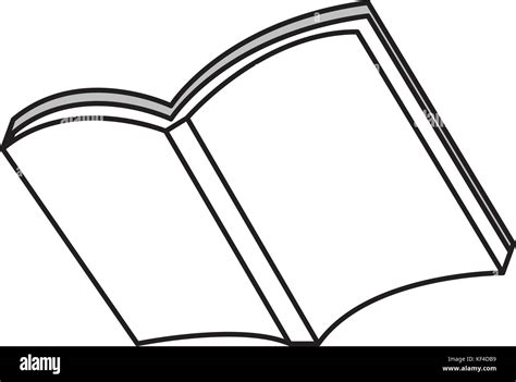 Line Open Notebook Paper Document Notes Object Stock Vector Image Art