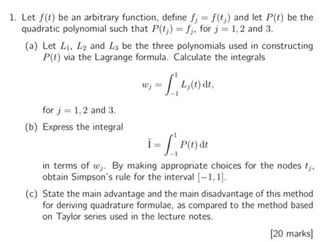 1 let f t be an arbitrary function define f