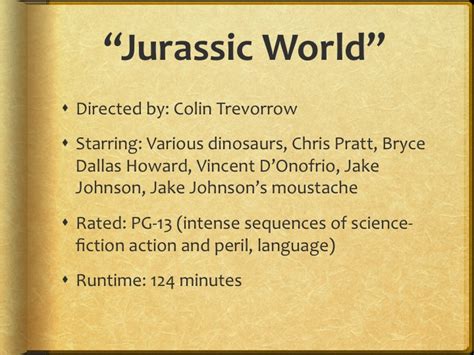 Jurassic World Review No Apologies Reviews