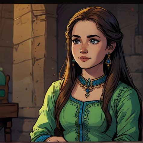 Bellas Y Jóvenes Mujeres De Dibujos Animados Vector Premium