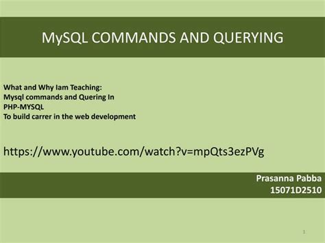Php Mysq Pptx Databases Computer Software And Applications