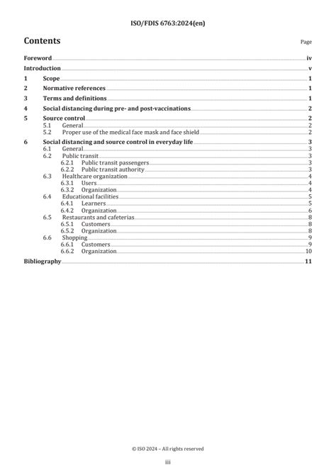 ISO FDIS 6763 Healthcare Organization Management Pandemic Response Guidance On Social