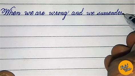 Stylish Cursive Handwriting Most Beautiful Attractive Cursive Handwriting YouTube