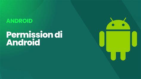 Permission Di Android Java Tutorial