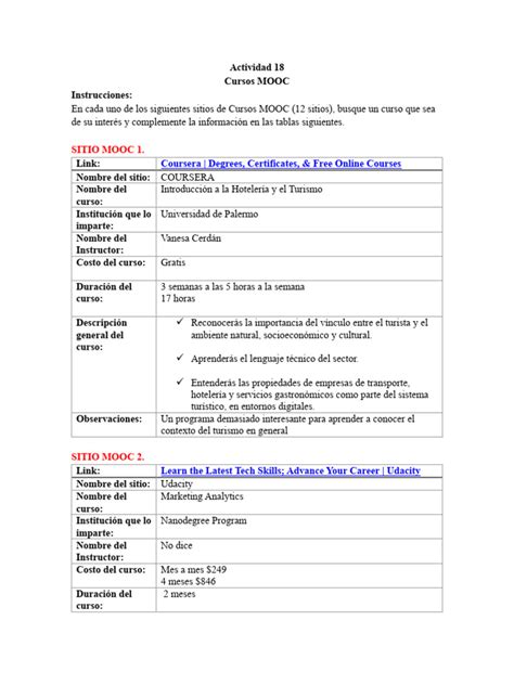 Actividad 18 Cursos Mooc Pdf Curso Abierto Masivo En Linea Internet De Las Cosas