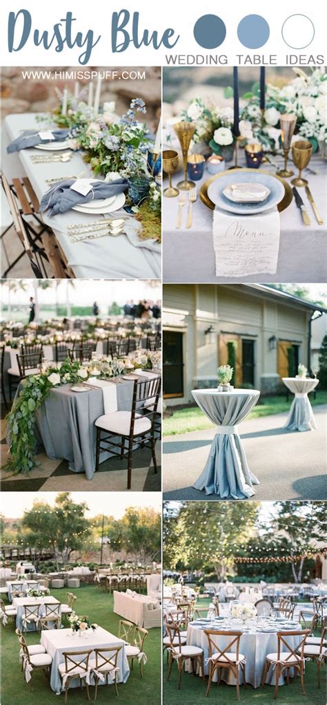 50 Dusty Blue Wedding Color Ideas For 2020 Hi Miss Puff