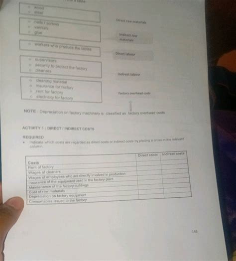 The Image Displays A Classification Exercise Studyx
