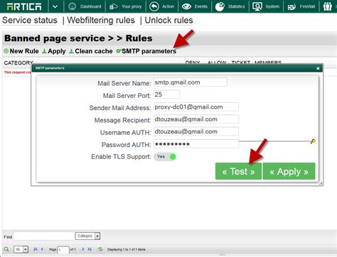unlock rules using tickets artica proxy
