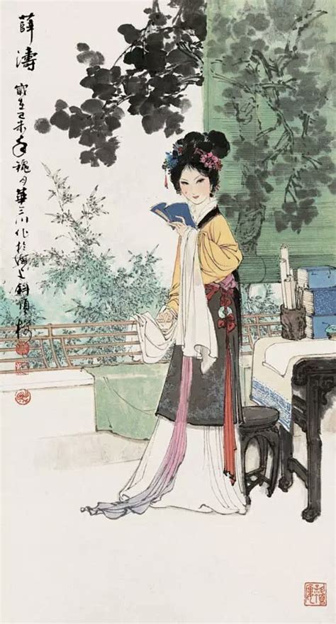 现代杰出工笔人物画家华三川