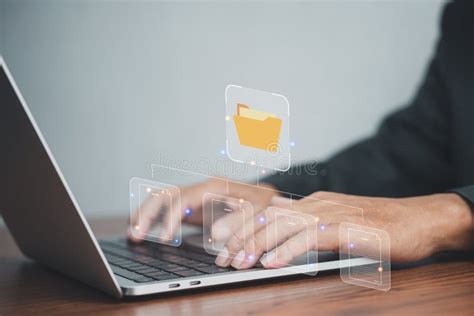 Document Manage File Folder Online Virtual Business Electronic Computer