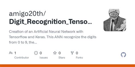 Github Amigo Th Digit Recognition Tensorflow Creation Of An