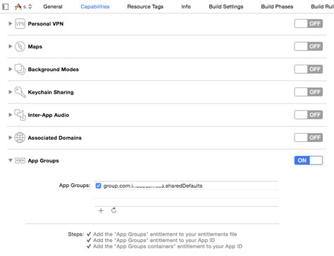 swift sharing data in between apps in ios stack overflow