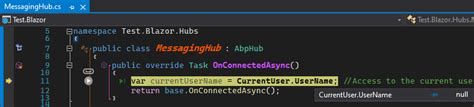 Currentuserusername Is Null In Blazor Server Signalr Project · Issue 8683 · Abpframeworkabp
