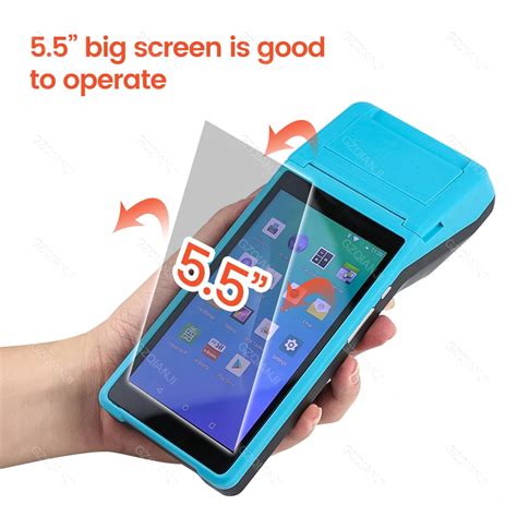 무선 바코드 스캐너 블루투스 택배용 리더기 Pda Pos 휴대용 장치 Pos 터미널 내장 티몬