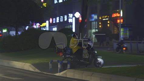 外卖小哥夜晚 外卖小哥深夜 第10页 大山谷图库