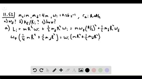 Conservation Of Angular Momentum A Cockroach Of Mass Lies On The Rim Of
