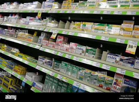 Miami Beach Florida CVS Pharmacy Over The Counter Medicine Laxatives Stock Photo 12231885 Alamy