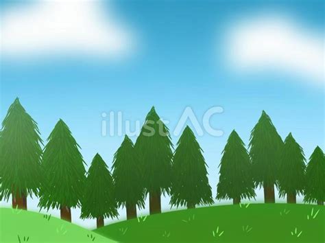 針葉樹の背景イラスト No 25018565｜無料イラスト・フリー素材なら「イラストac」