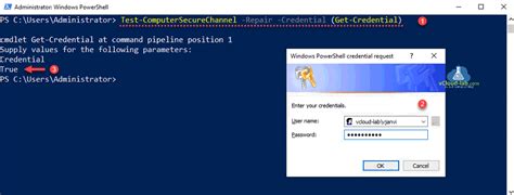 Powershell Fix Repair The Trust Relationship Between This Workstation