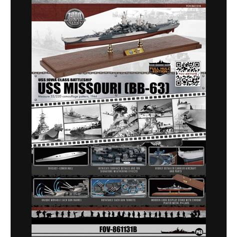 Jual Fov 861131b Forces Of Valor 1700 Iowa Class Battleship Uss