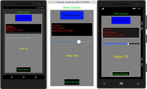 XAML Elementi Di Base Guida Xamarin Mobile HTML It