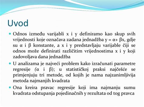 Ppt Regresijska Analiza Powerpoint Presentation Free Download Id