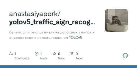 Github Anastasiyaperkyolov5trafficsignrecognition
