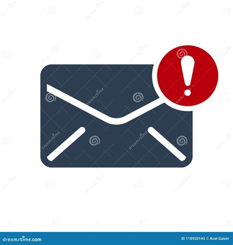 Envelope Icon Multimedia Icon With Exclamation Mark Envelope Icon And Alert Error Alarm