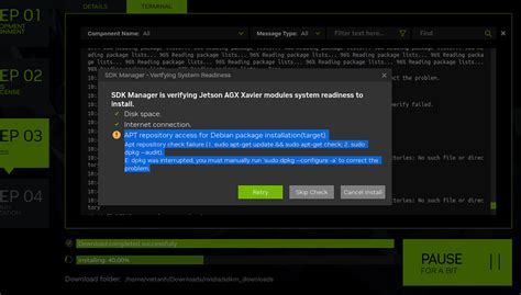 JETSON AGX XAVIER Error Flashing From SDK Manager Jetson AGX Xavier NVIDIA Developer Forums
