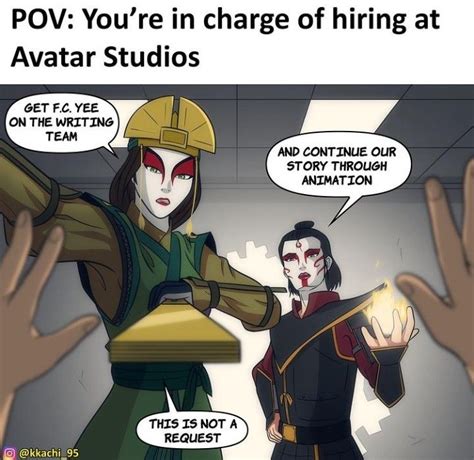 Credit Kkachi95 Instagram Aang Avatar Humor Engraçado