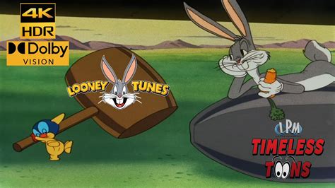 Looney Tunes Falling Hare Bugs Bunny 1943 4k Hdr Dolby Vision