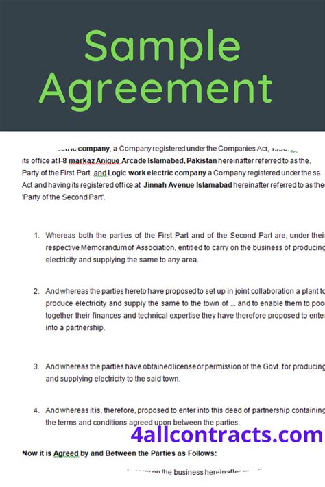 Formal Agreement Between Two Countries