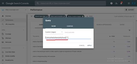 How To Use Regex Filter In Google Search Console Unyscape Unyscape