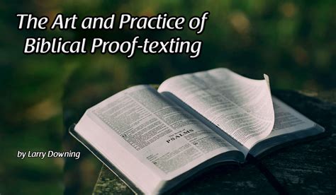 The Art And Practice Of Biblical Proof Texting Adventist Today