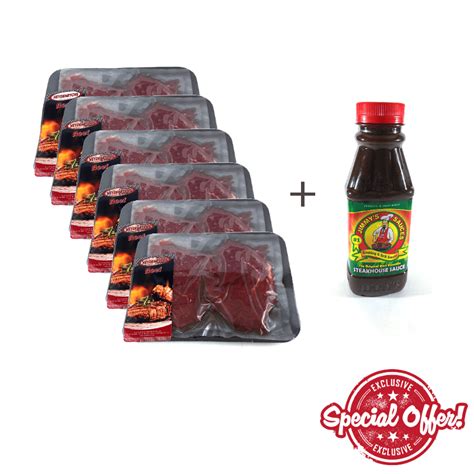Beef Fillet And Jimmys Sauce Combo Heydenrychs Quality Meat