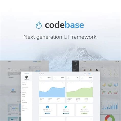 خرید و قیمت قالب مدیریت لاراول Codebase Bootstrap Admin Dashboard
