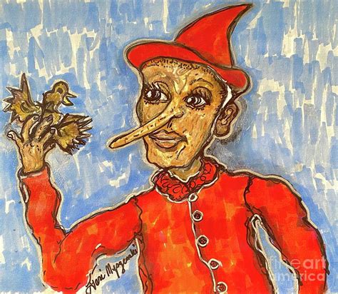 Pinocchio Mixed Media By Geraldine Myszenski Fine Art America