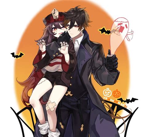 Zhongli Hu Tao Frankensteins Monster And Victor Frankenstein