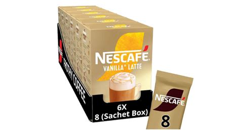 Nescafe Vanilla Latte Instant Coffee 48 Sachets 8 10 Amazon