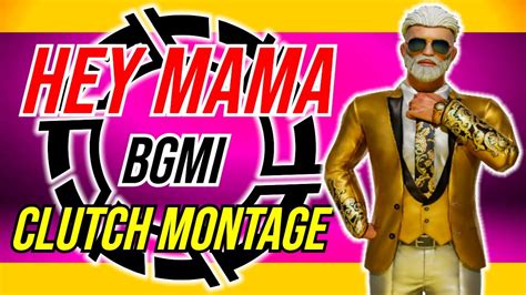 Hey Mama David Guetta Ft Nicki Minaj Bgmi Montage Youtube
