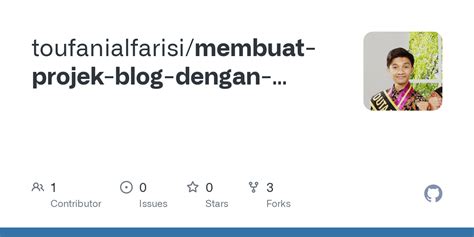 GitHub Toufanialfarisi Membuat Projek Blog Dengan Flask Restful