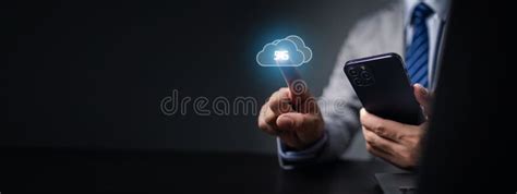 Businessman With 5g Technology Hologram 5g Networking Data Forwarding